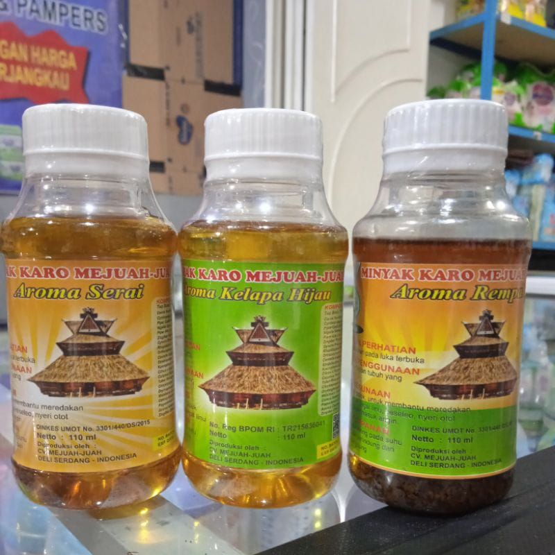 Jual MINYAK KARO MEJUAH JUAH MINYAK REMPAH | Shopee Indonesia