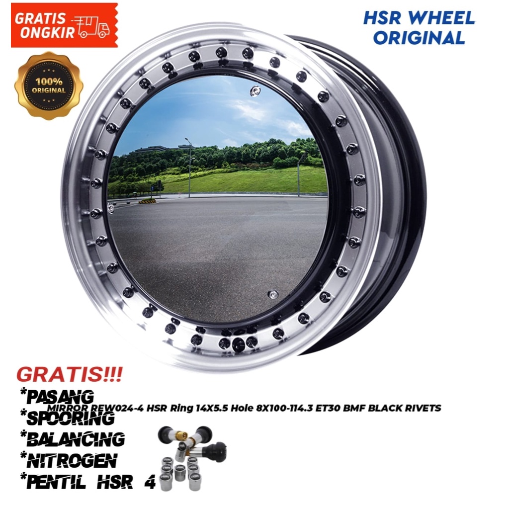 Jual Velg Hsr Wheel R14 MIRROR untuk Mobil Wuling Air ev, Karimun ...