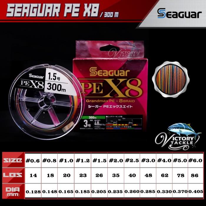 Jual Pe Seaguar X8 300 Meter 017 | Shopee Indonesia