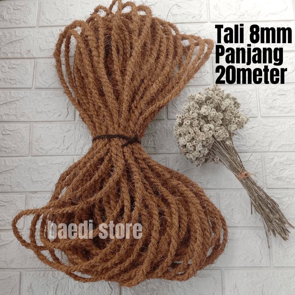 Jual Tali Sabut Kelapa 8 mm Panjang 20 m - Tali Tambang Besar Kuat ...