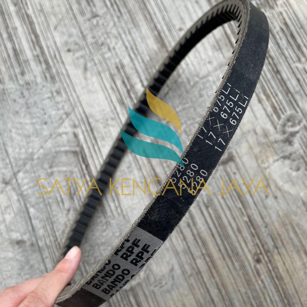 Jual V-BELT/FAN BELT TALI KIPAS GIGI RPF 5280 (B 28 GIGI) BANDO VANBELT BERGERIGI HIGH QUALITY ...
