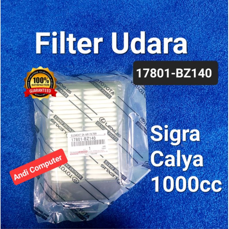 Jual Filter Saringan Udara Sigra Calya 1000cc 17801-bz140 | Shopee ...