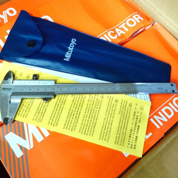 Jual VERNIER CALIPER MITUTOYO MANUAL 150mm (6") 530-312 N6"P | Shopee Indonesia