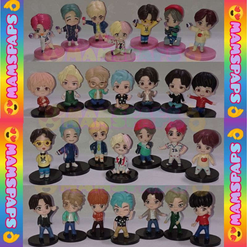 Jual ACTION FIGURE BTS KPOP BANG TAN TINY TAN DYNAMITE | Shopee Indonesia