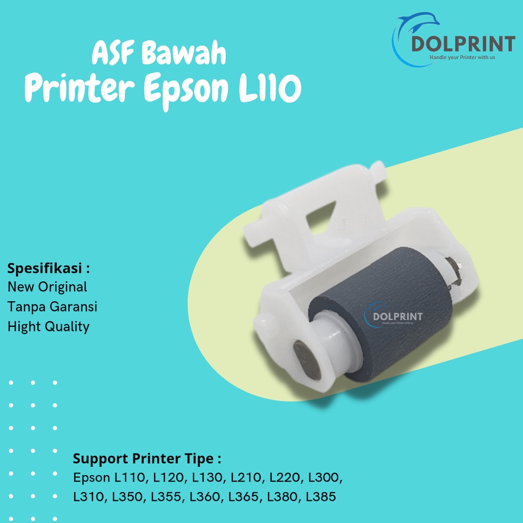 Jual ASF Bawah Epson L110 L210 L300 L350 Roller Penarik Kertas R230 ...