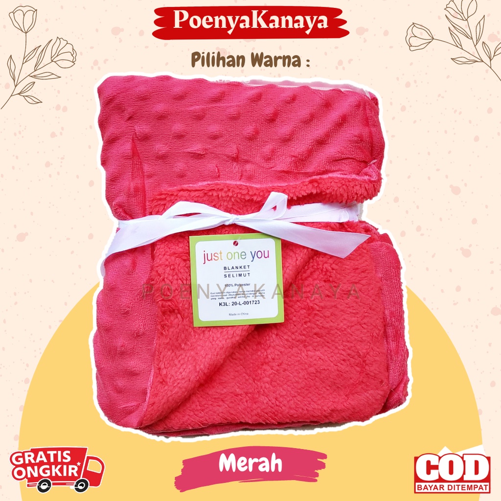 Jual Selimut Bayi Fleece Minky Dot Bubble Polos AK02 | Shopee Indonesia