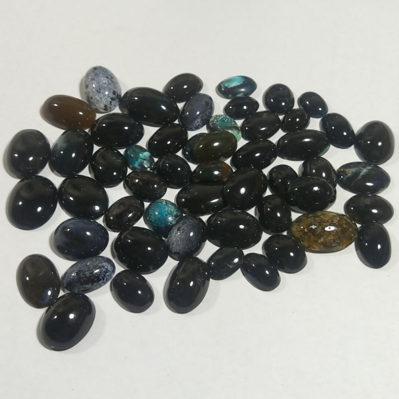 Jual Batu akik permata bacan doko kembang hitam asli 100% ukuran medium ...