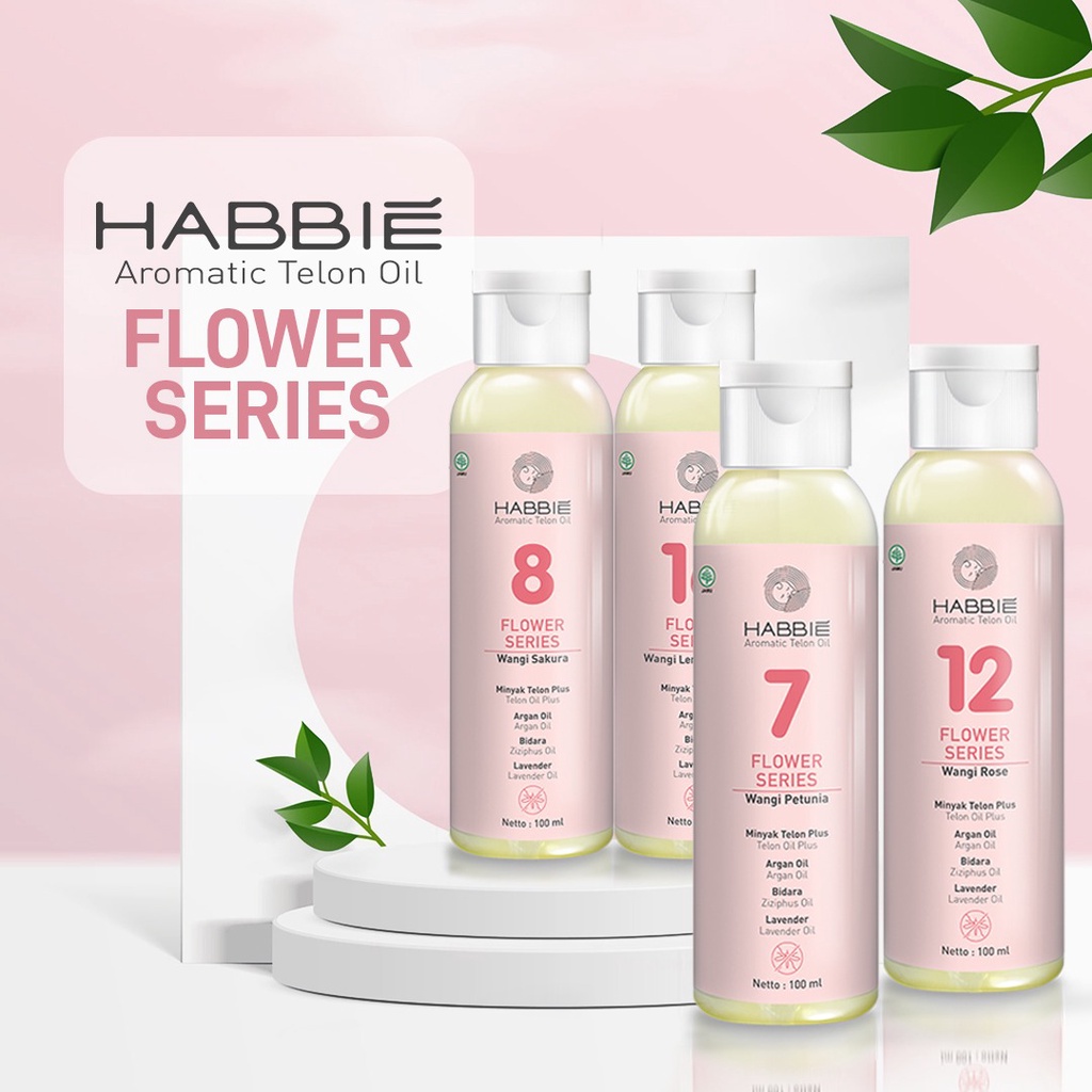 Jual Habbie Aromatic Telon Oil - Flower Series | Shopee Indonesia