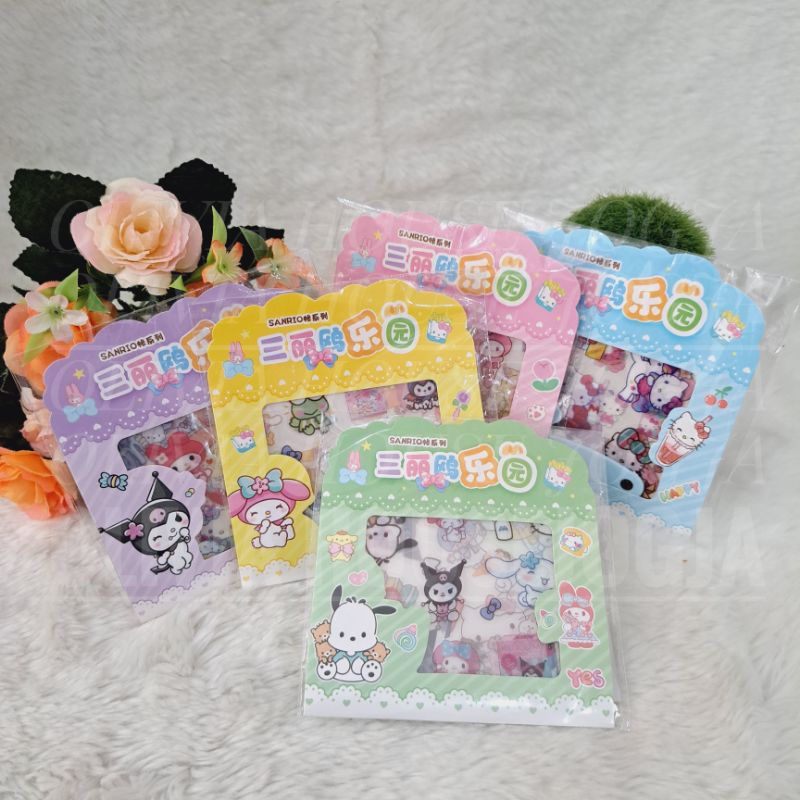 Jual Sticker My Melody Plastik Sticker Kuromi Plastik Sticker Pocacco ...