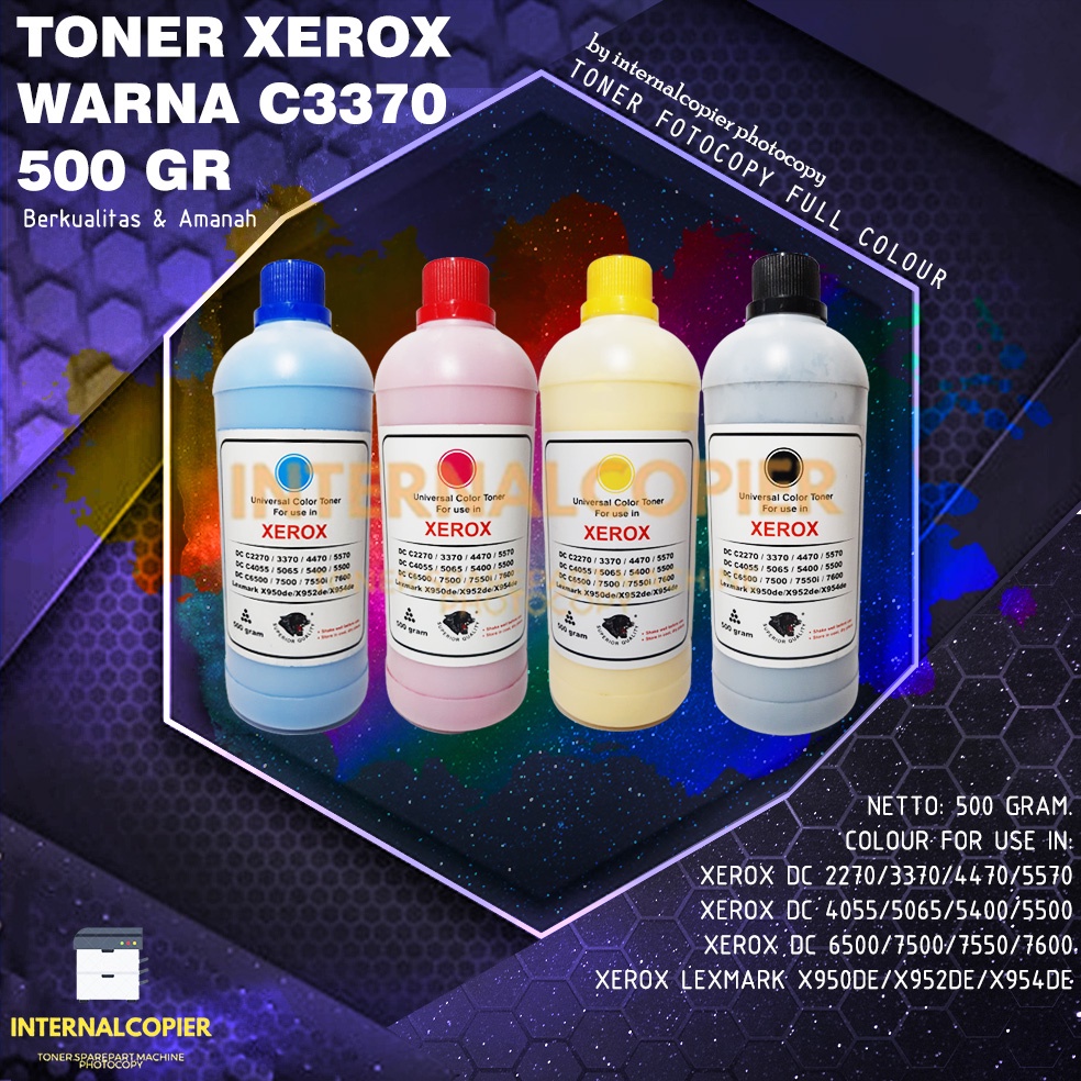 Jual Toner Warna Fuji Xerox Original Universal DC 2270 3370 4470 5570 ...