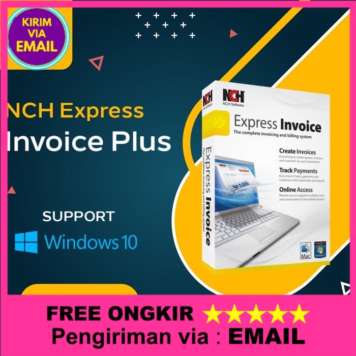 Jual Software Invoice Data Penjualan: NCH Express Invoice [Win ...