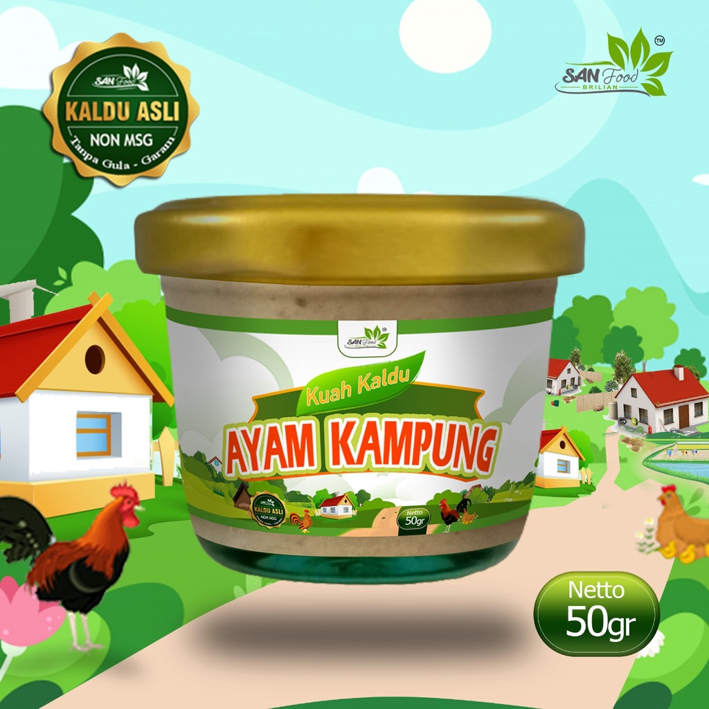 Jual Sanfood Kaldu Ayam Kampung Asli Non Gula-Garam, Non MSG, Non ...