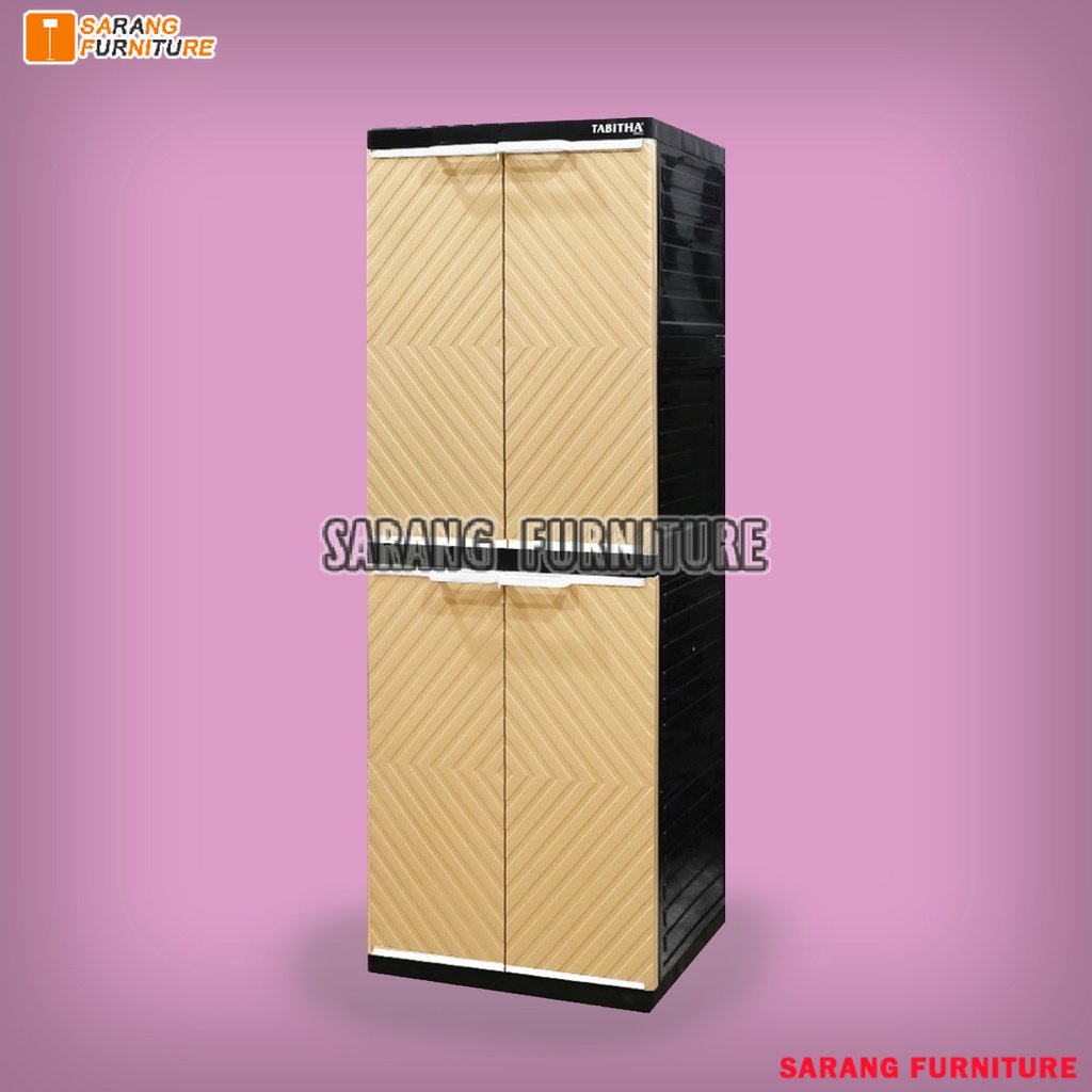 Jual LEMARI PAKAIAN PLASTIK LEMARI TABITHA MINI JEPARA FULL KUNCI ...