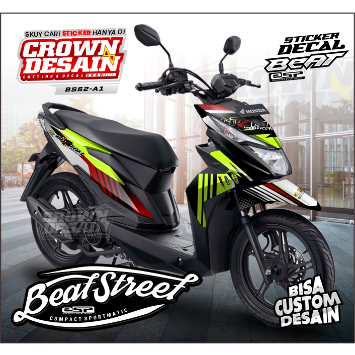Jual Stiker dekal beat street custom modifikasi - decal beat street old ...