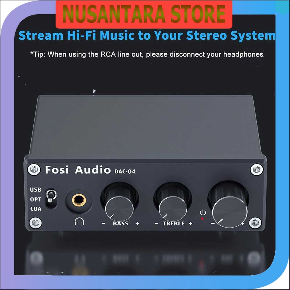Jual NUSANTARA - Fosi Audio USB Amplifier HiFi Stereo Gaming DAC ...