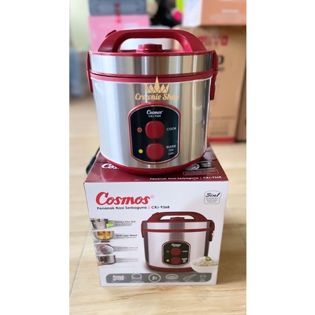 Jual Magic Com Cosmos CRJ 9368 Rice Cooker 2 Liter Stainless Steel ...