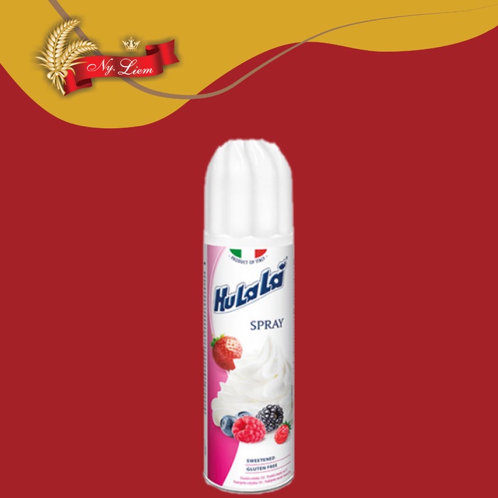 Jual HULALA Non-Dairy Whipping Cream Aerosol 250 mL (GOJEK / GRAB ONLY ...