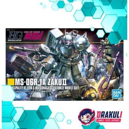 Jual Promo!!! Bandai Plamo Hguc Ms-06R-1A Zaku Ii Terbaru | Shopee Indonesia