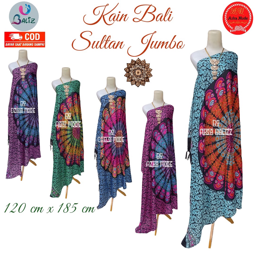 Jual Kain Bali Pantai - Sarung Bali Motif Sultan Jumbo - Kain Bali Toko ...