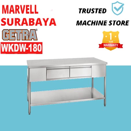 Jual MEJA STAINLESS GETRA WKDW-180 / WKDW 180 WITH DRAWERS + LACI ...