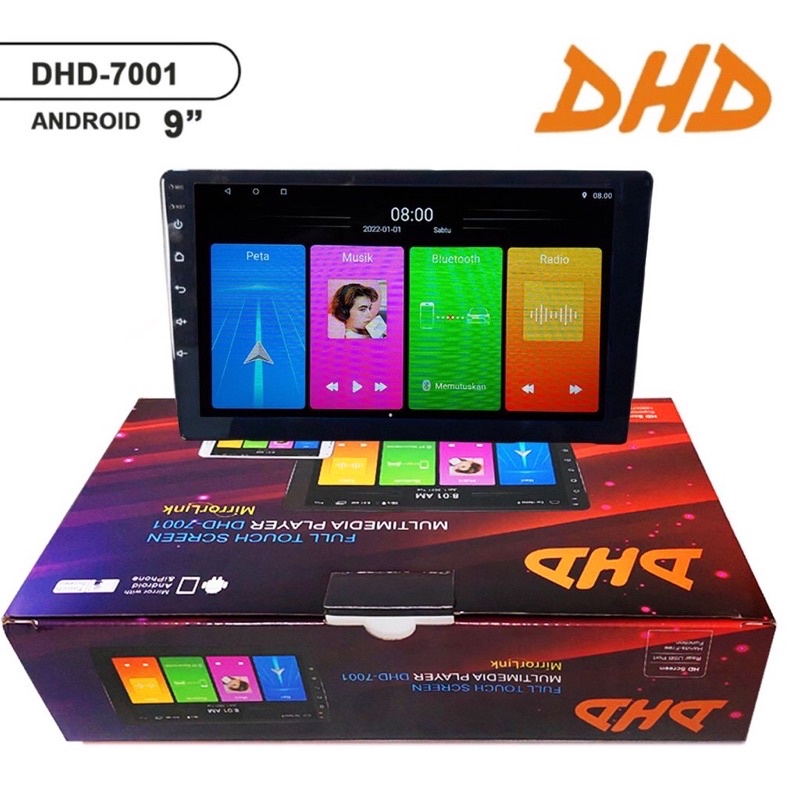 Jual HEAD UNIT ANDROID 9 INC DHD 7001 RAM 1/32GB | Shopee Indonesia