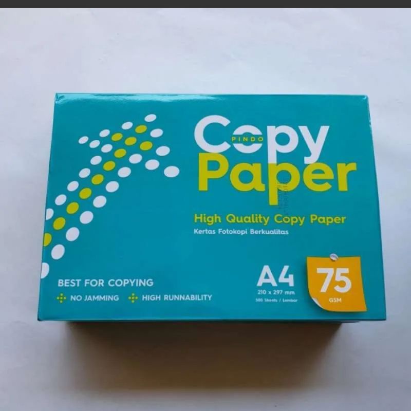 Jual kertas HVS coppy paper size A4.75gram | Shopee Indonesia