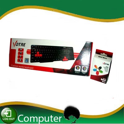 Jual PAKET KEYBOARD + MOUSE VOTRE USB | Shopee Indonesia