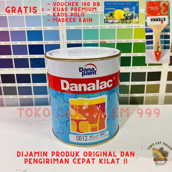 Jual CAT MINYAK / CAT KAYU / CAT BESI DANALAC / DANA PAINT 1 KG ...