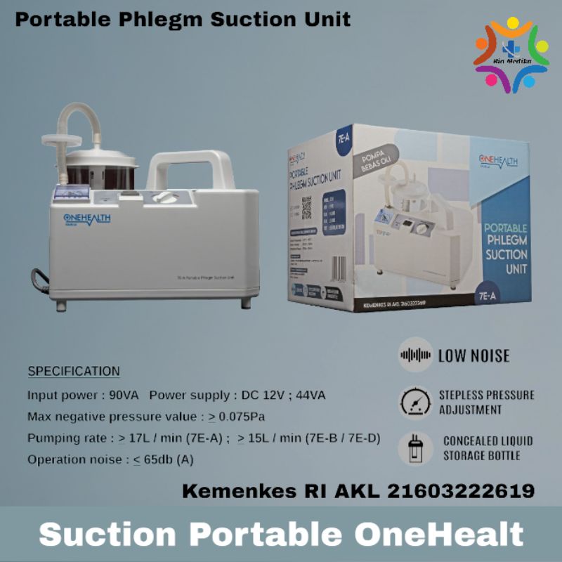 Jual Alat Sedot Dahak Suction Pump Portable OneHealt Portable Phlegm ...