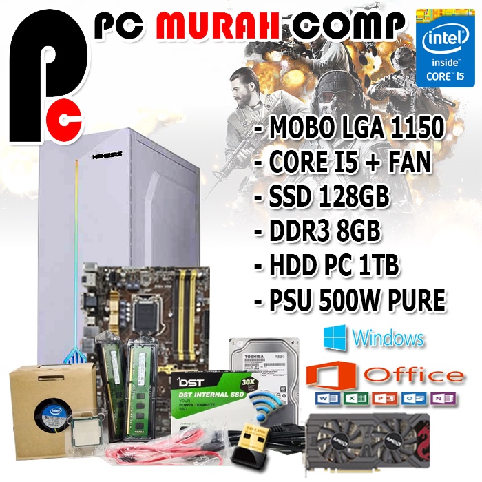 Jual PC KOMPUTER RAKITAN GAMING / DESIGN PC MURAH | Shopee Indonesia