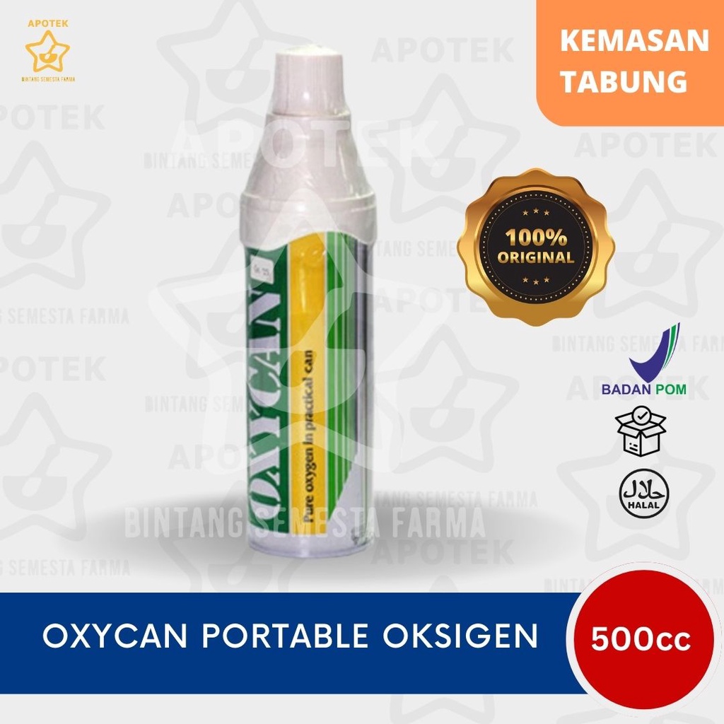 Jual OKSIGEN PORTABLE OXYCAN GREEN KALENG | Shopee Indonesia