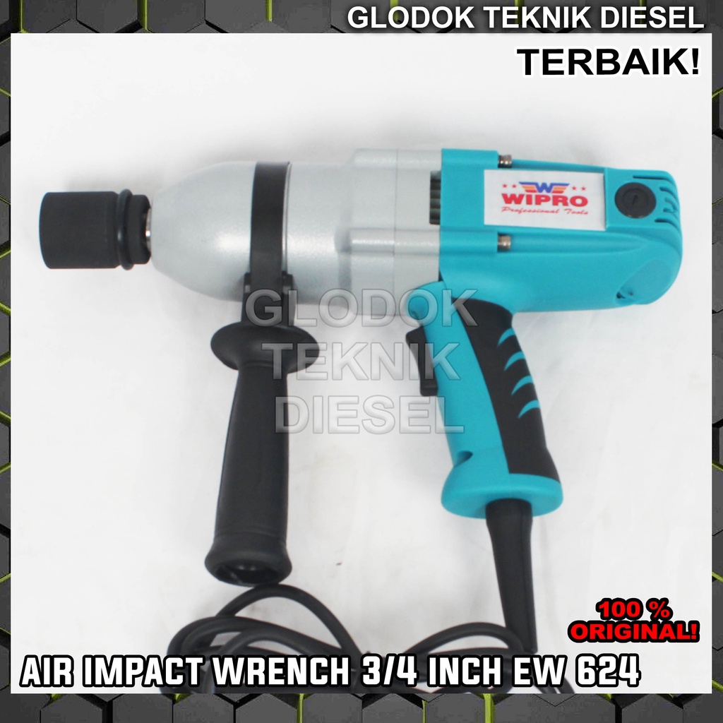 Jual WIPRO Air Impact Wrench Listrik 3/4" INCH EW 624 Alat Buka Baut ...