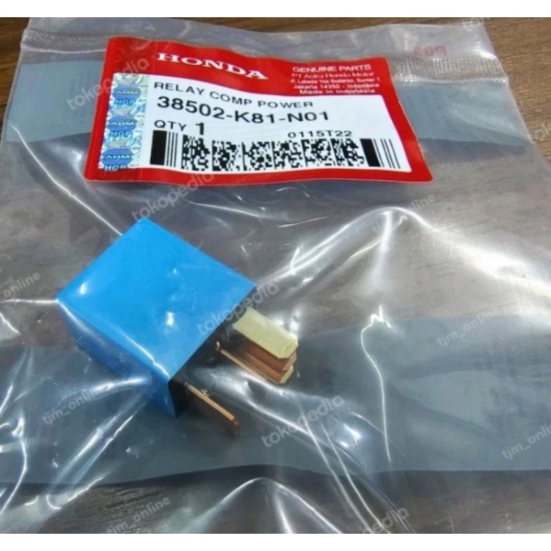 Jual 38502-K81-N01 RELAY STATER POWER 5 PIN BEAT NEW SCOOPY NEW GENIO ...