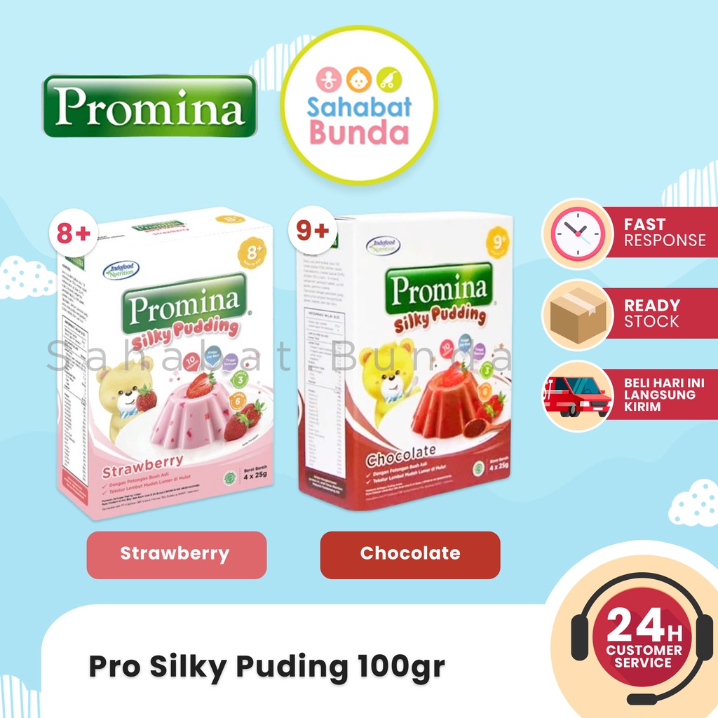 Jual PROMINA Silky Pudding Strawberry Chocolate 100gr | Shopee Indonesia
