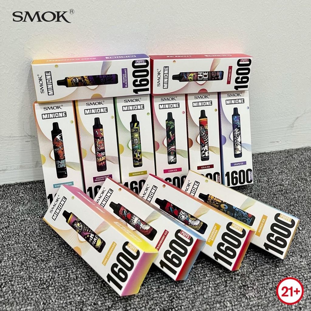 Jual Smok Minione Disposable Pods 800mAh Rokok Elektrik Semua Rasa ...