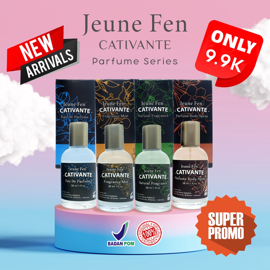 Jual BIG PROMO!! BPOM JEUNE FEN Cativante Parfum pria wanita Unisex ...