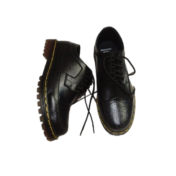 Jual sepatu pria hitam formal low boots | Shopee Indonesia