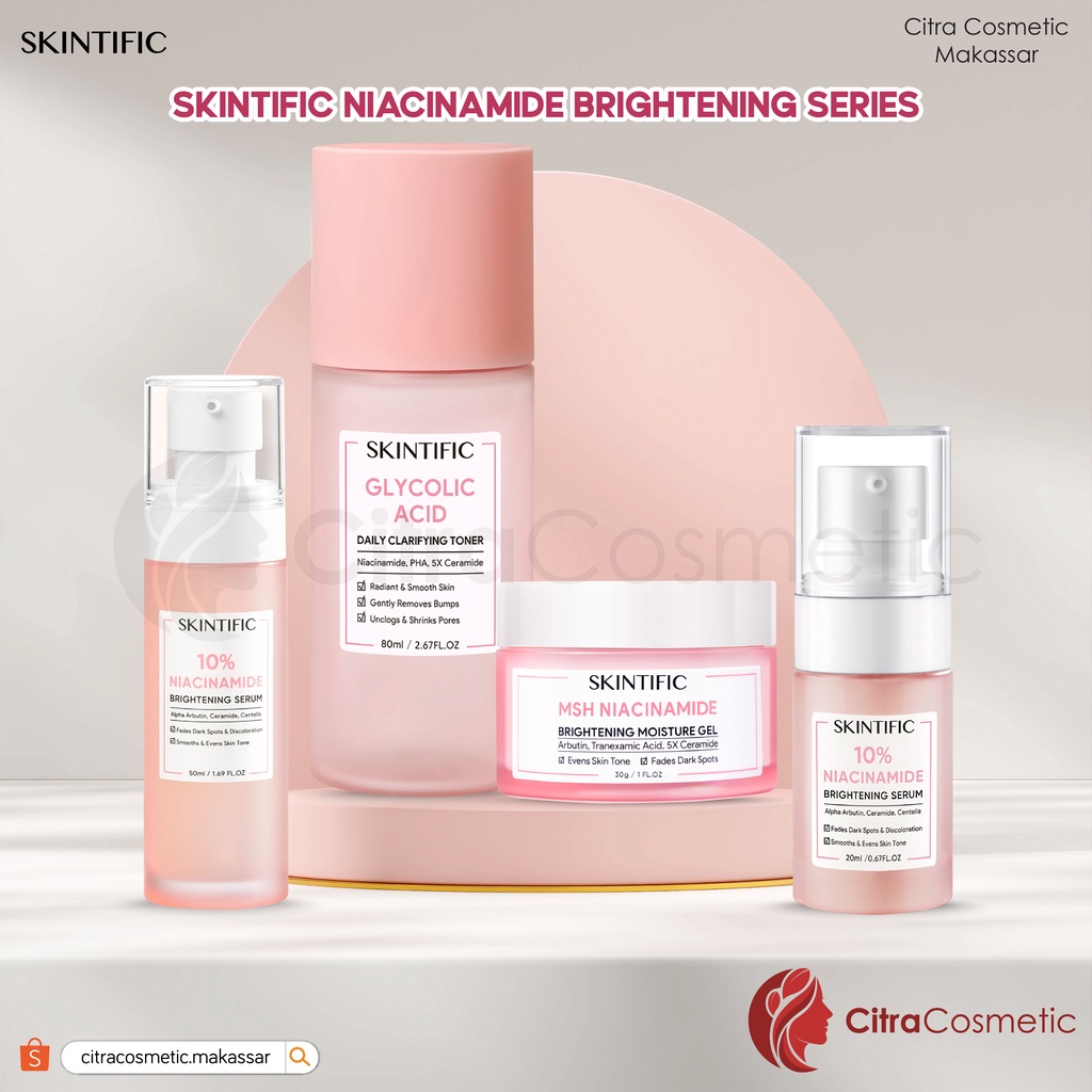 Jual ️CitraCosmetic ️ Skintific Niacinamide Brightening Series | Toner ...