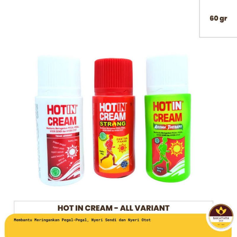 Jual Hot In Cream Botol 60 ml All Varian | Krim Gosok Hot In | Shopee ...