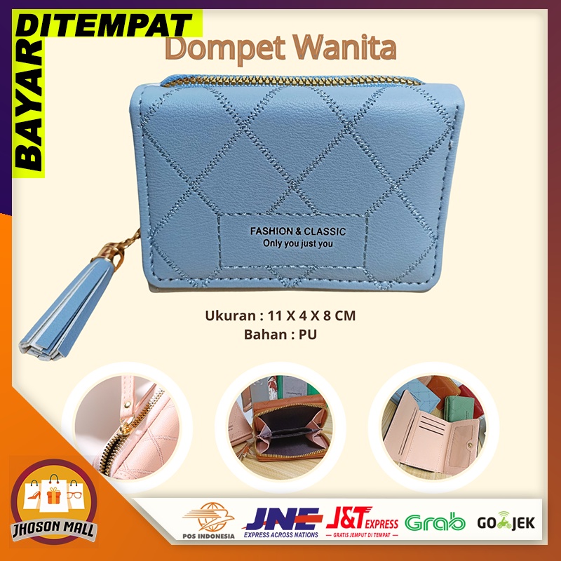 Jual JM Dompet Lipat Wanita Mini / Dompet Cewek Fashion Kekinian Fashion Casual / Dompet Anak ...