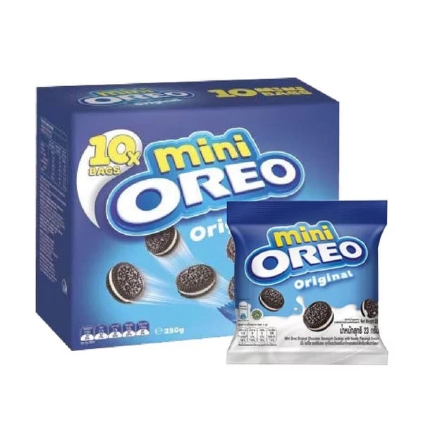 Jual ( BERKAH ) MINI OREO Biskuit Sandwich 21gr x 10 pcs BOX Original ...
