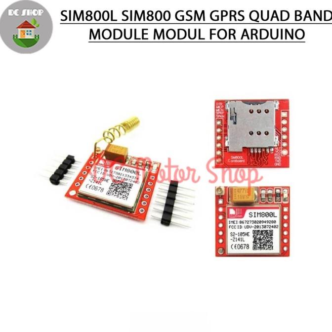 Jual SIM800L SIM800 GSM GPRS QUAD BAND MODULE MODUL FOR ARDUINO dc ...