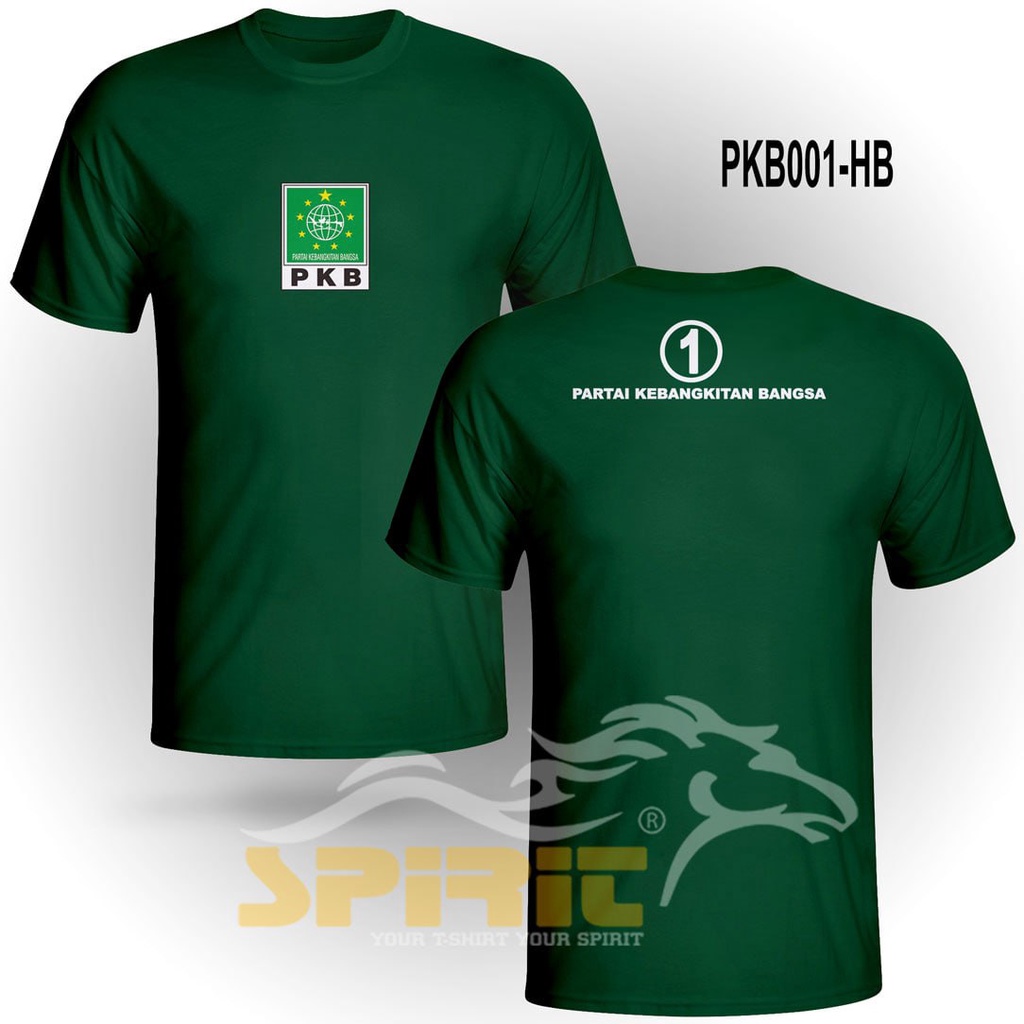 Jual kaos partai PKB 01 baju partai lengan pendek premium pria wanita ...