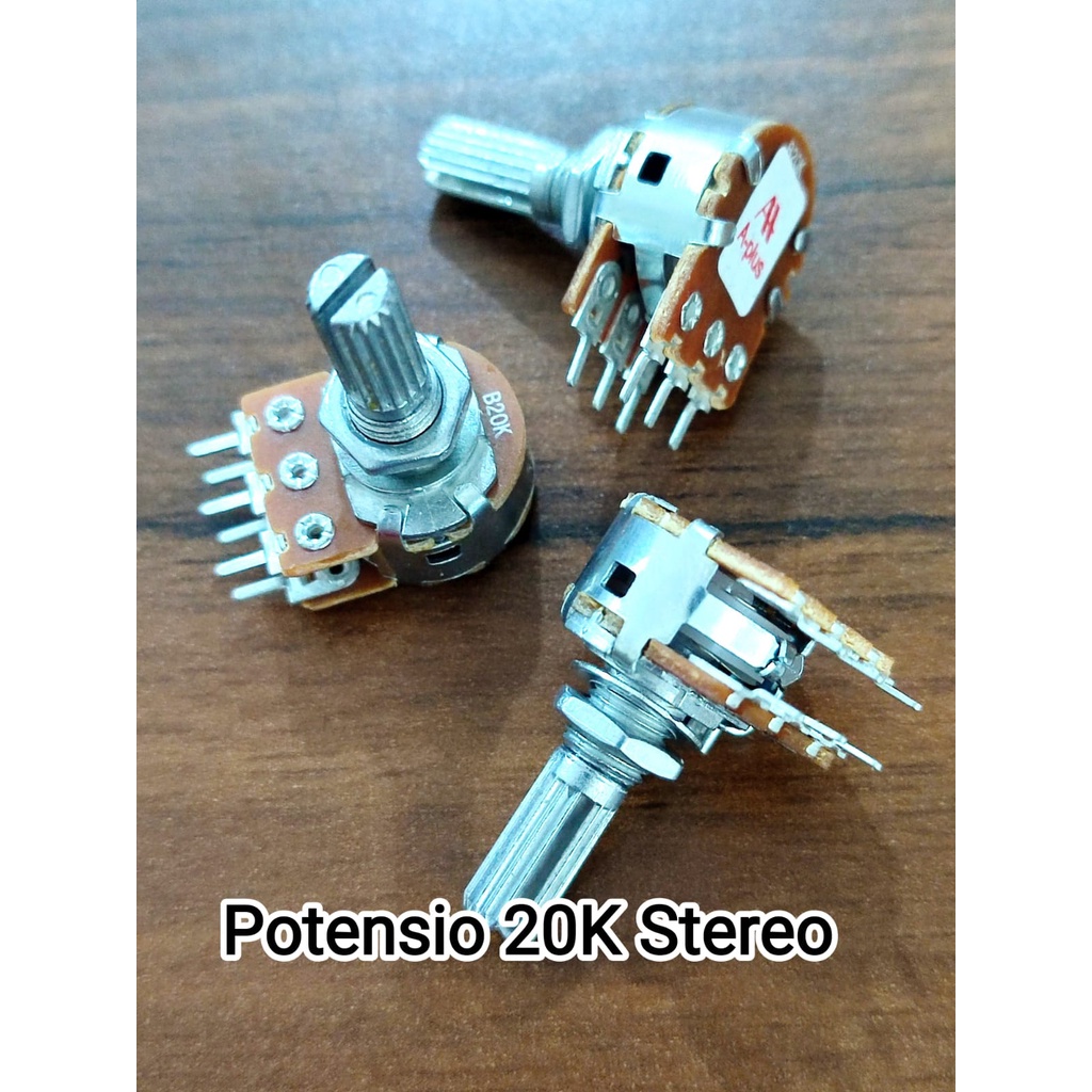 Jual Potensio 20k Stereo APlus | Shopee Indonesia