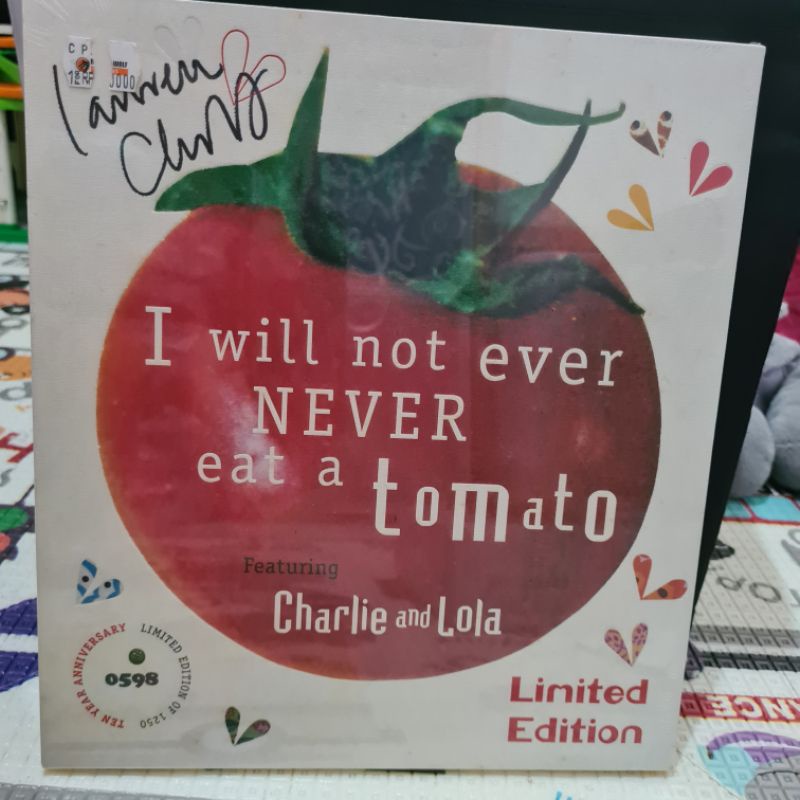 Jual CHARLIE AND LOLA I WILL NOT EVER NEVER EAT A TOMATO LAUREN CHILD ...