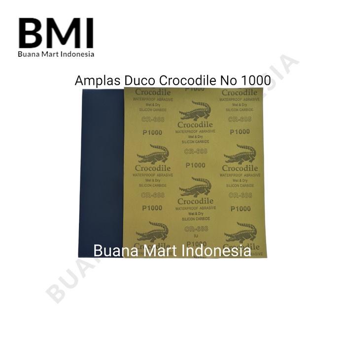 Jual Amplas Duco CROCODILE No 1000 | Amplas Lembaran Kertas Grit 1000 ...