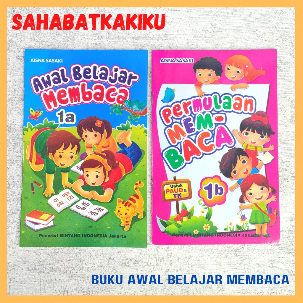 Jual Buku Awal Belajar Membaca 1A & 1B / Buku Permulaan Membaca TK ...