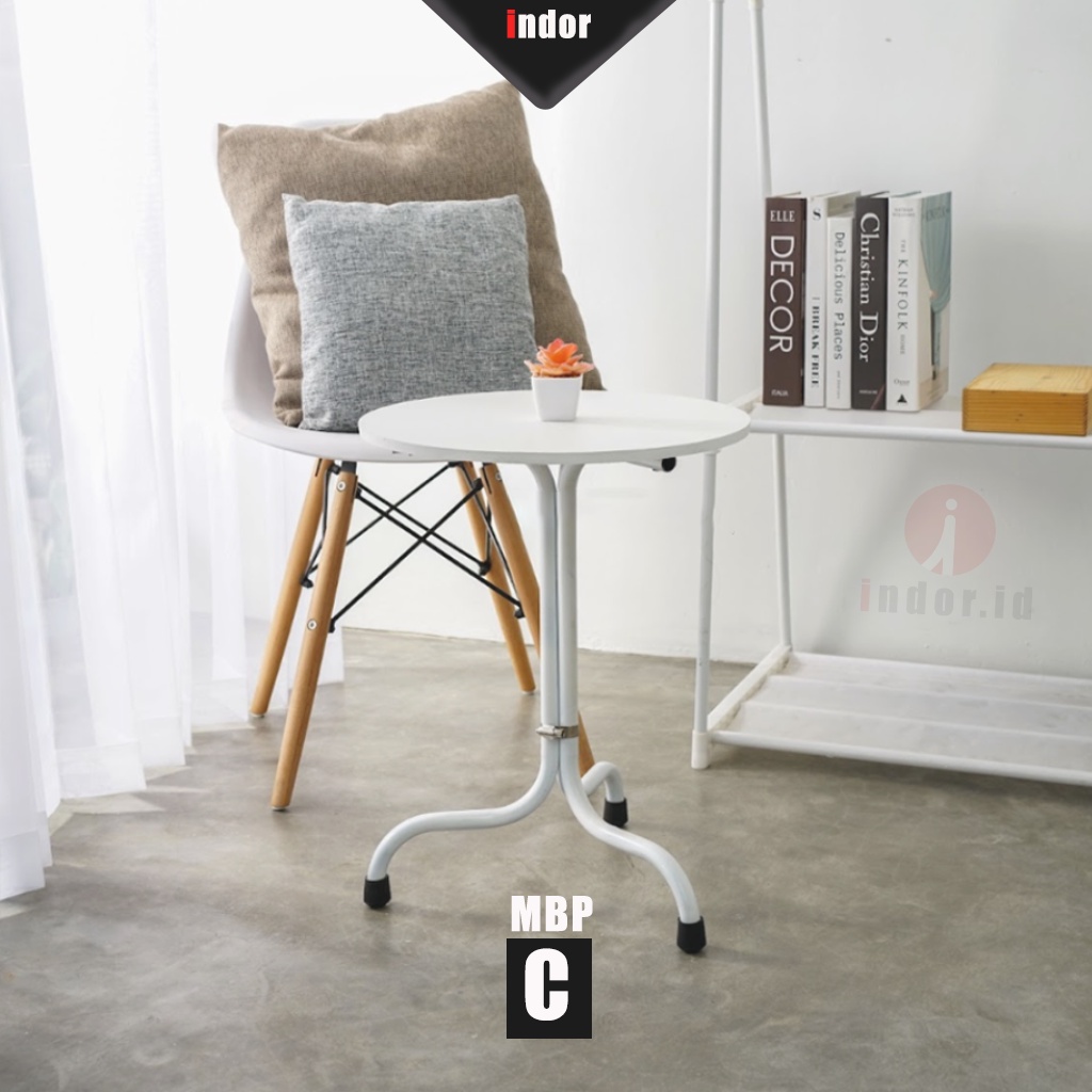 Jual indor.id Meja BULAT AESTHETIC Meja Bundar INDUSTRIAL Bahan KAKI ...
