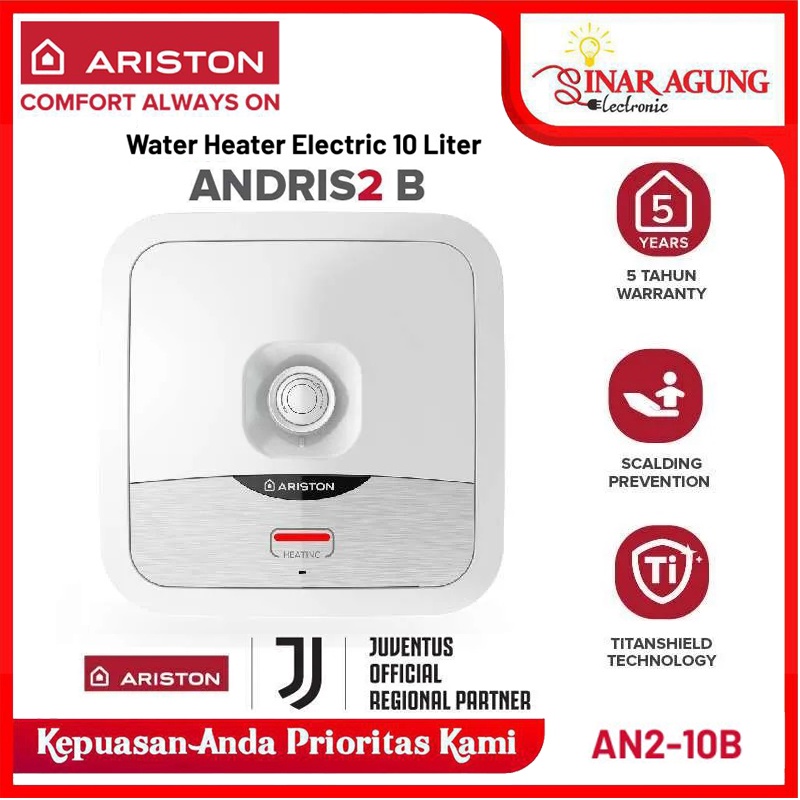Jual ARISTON WATER HEATER ANDRIS 2 B / AN2 10B 10L / AN2 15B 15L 100% ORI ANDRIS2B-AN215B ...