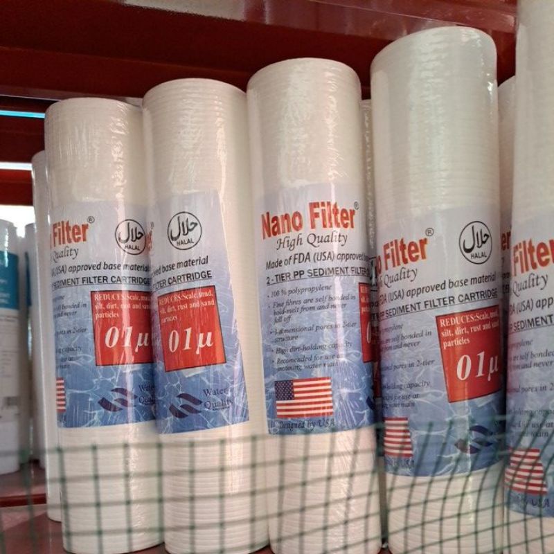 Jual Filter Air Nano Filter Spon 10 Micron 01 | Shopee Indonesia